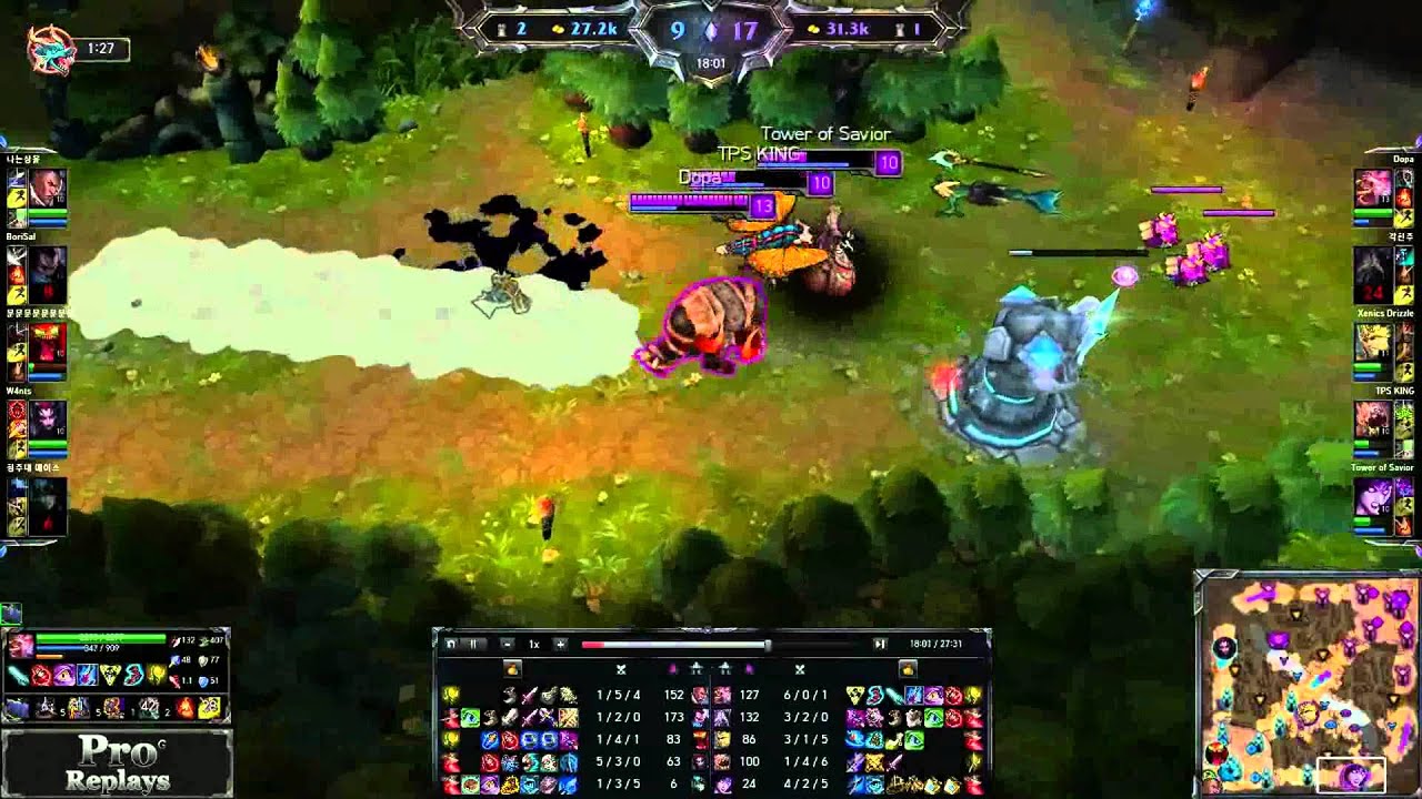 LOL Pro - Apdo Alistar vs Cho'Gath - Korea SoloQ - YouTube