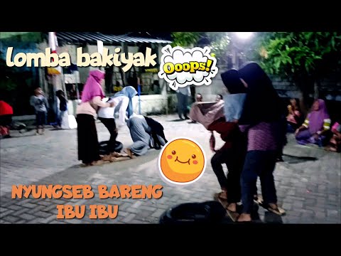 BALAP BAKIYAK IBU IBU MUDA SAMPAI NYUNGSEB #viral  LUCU SERU