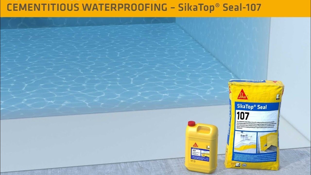 Slurry Waterproofing in Bathroom | Sika Topseal 107 - YouTube