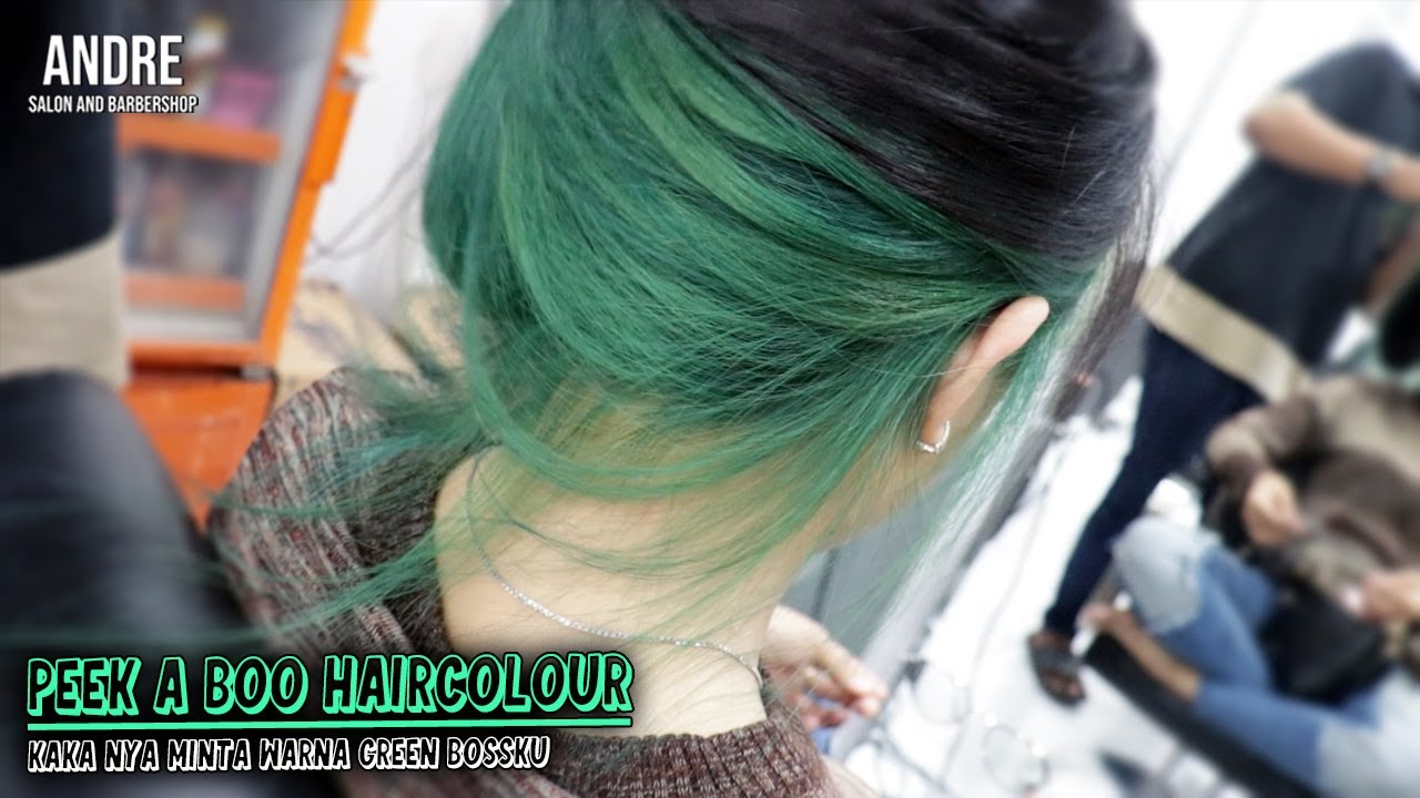 Tutorial Bikin Warna Peek A Boo Green Dengan Produk ini - YouTube