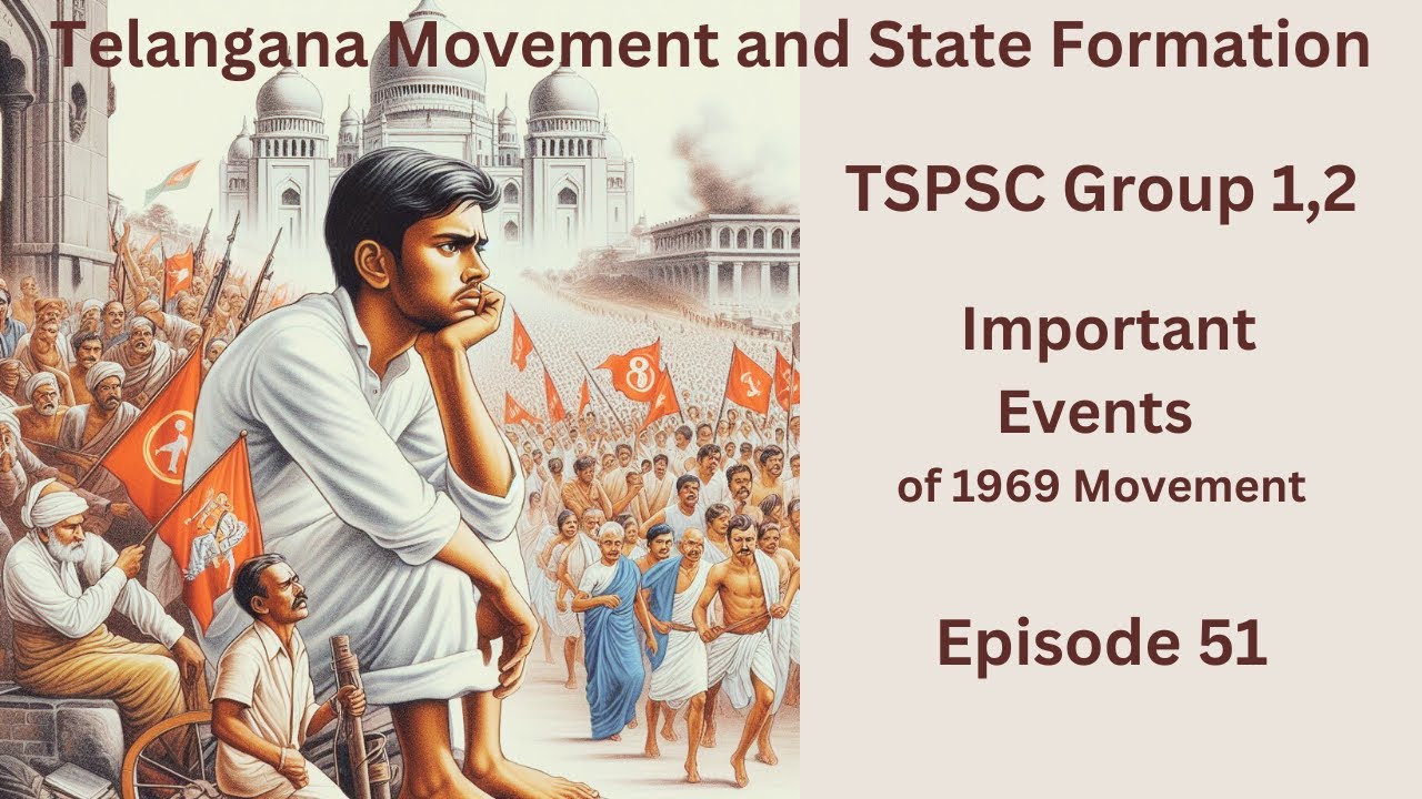 Important Events of 1969 Movement | Telangana Formation | Episode 51 ...