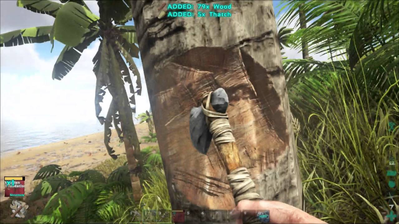 Do Big trees give more wood ? - ARK: Survival Evolved - YouTube
