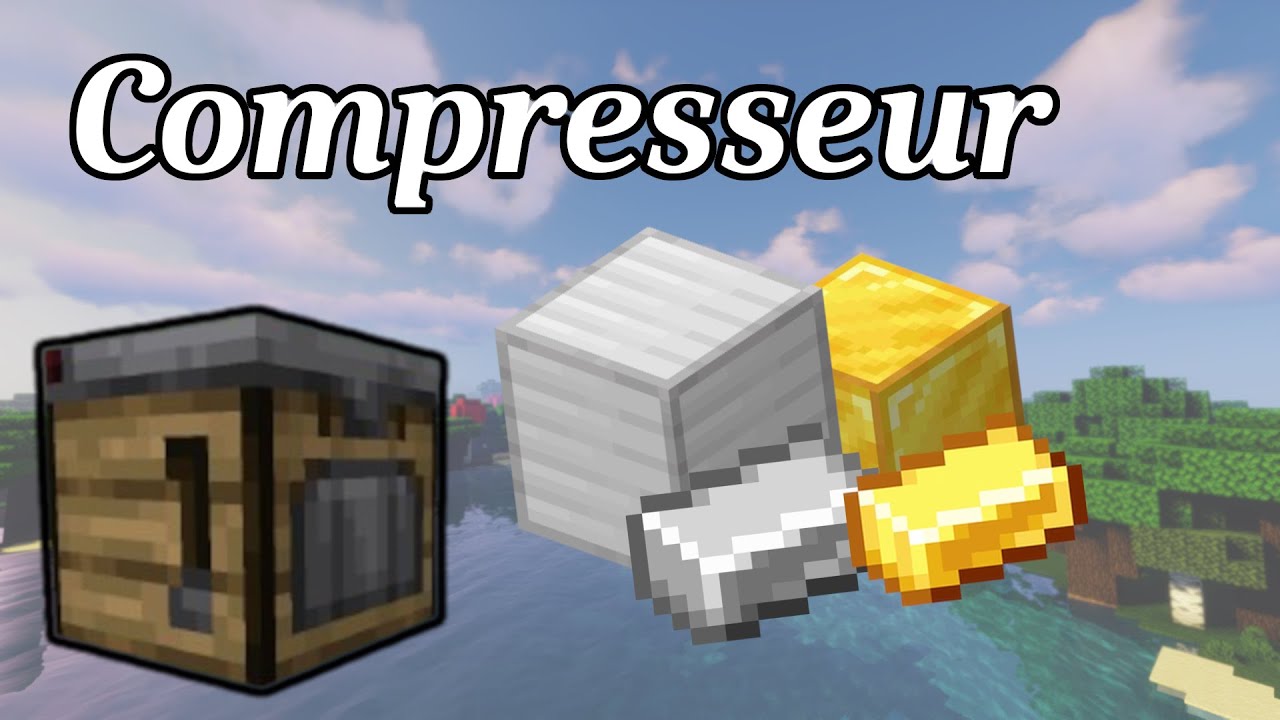 Utiliser le crafter pour compresser nos ressources - Minecraft 1.21 ...