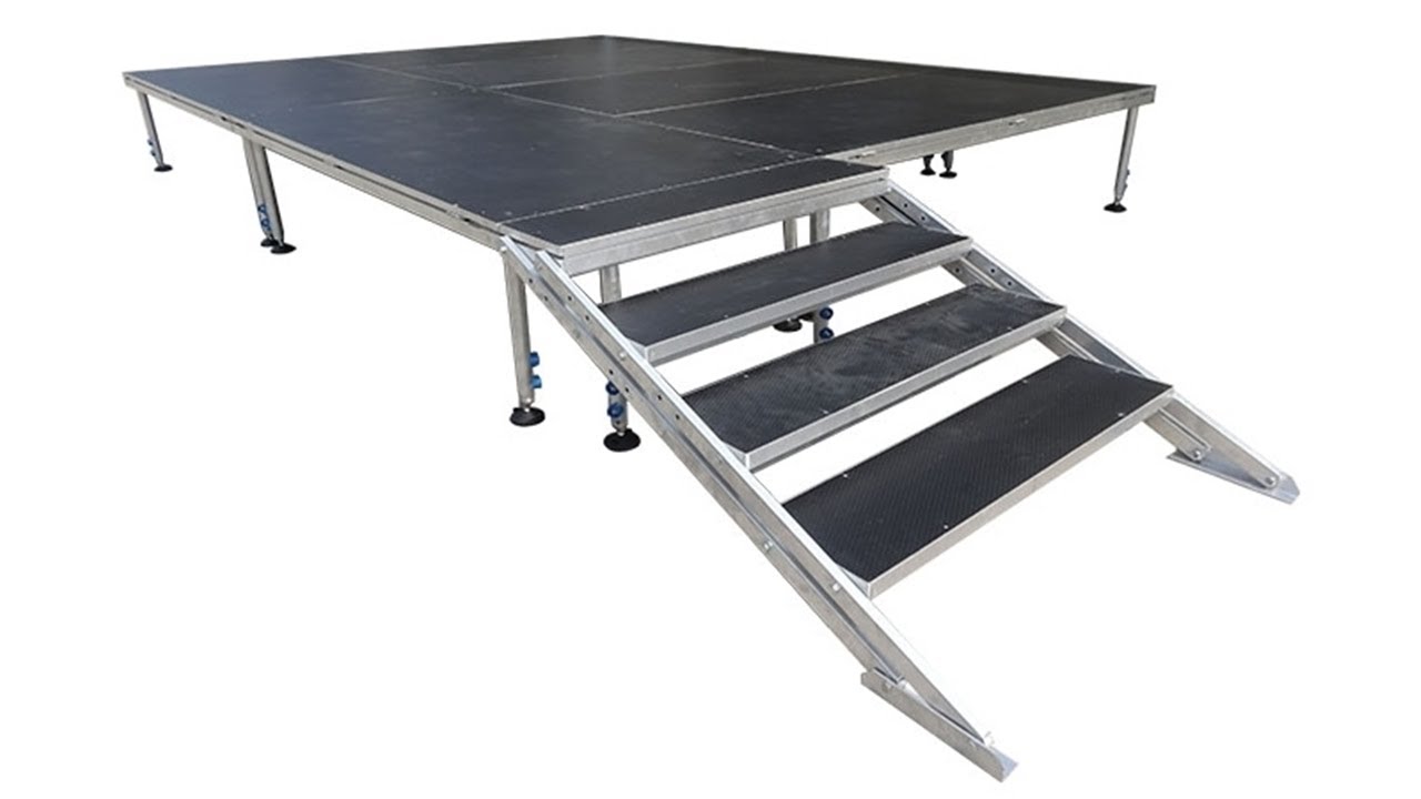 4x8 4x4 retractable portable stage platforms for church, school ...