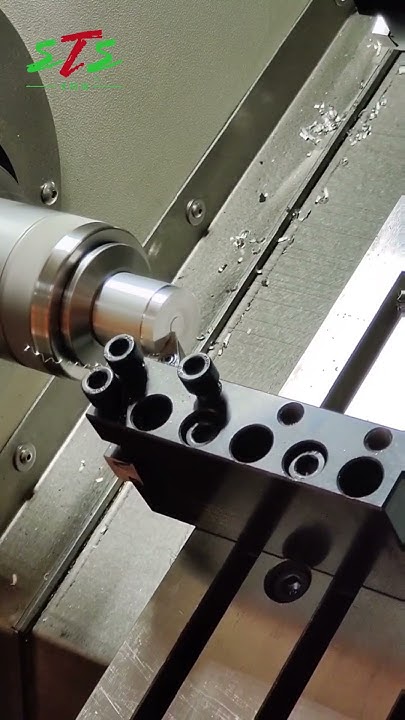 Amazing video of CNC lathe polygon milling process - YouTube