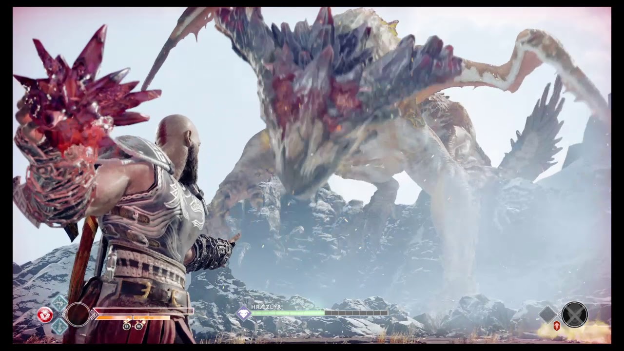 GOW - DRAGON BOSS HRÆZLYR - YouTube