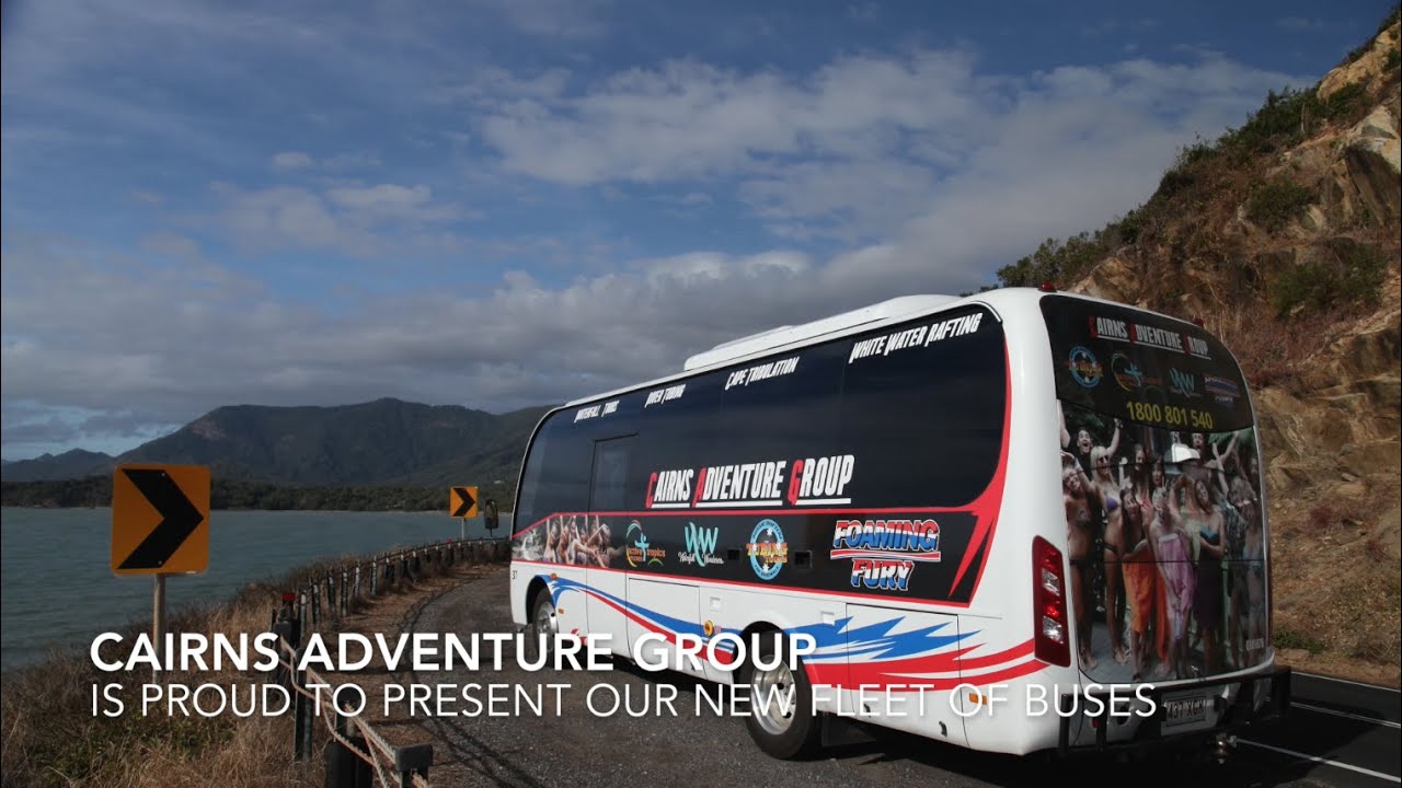 Cairns Adventure Group Buses - YouTube