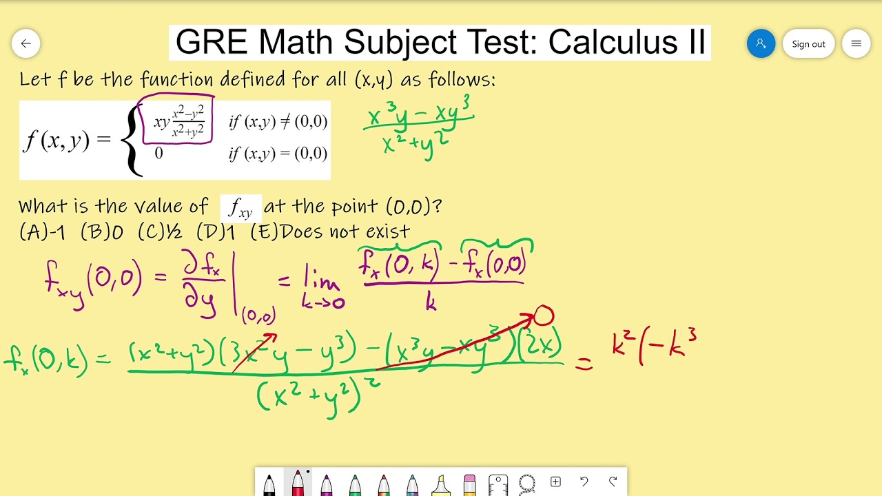 Cracking The GRE Math Subject Test Calculus II 14 Hard YouTube cracking-the-gre-math-subject-test-calculus-ii-14-hard-youtube