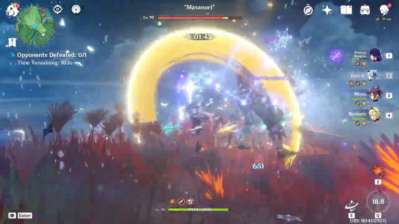 [Genshin Impact] Eula C4 Skyward Pride R1 + Delicious Tianshu Meat ...