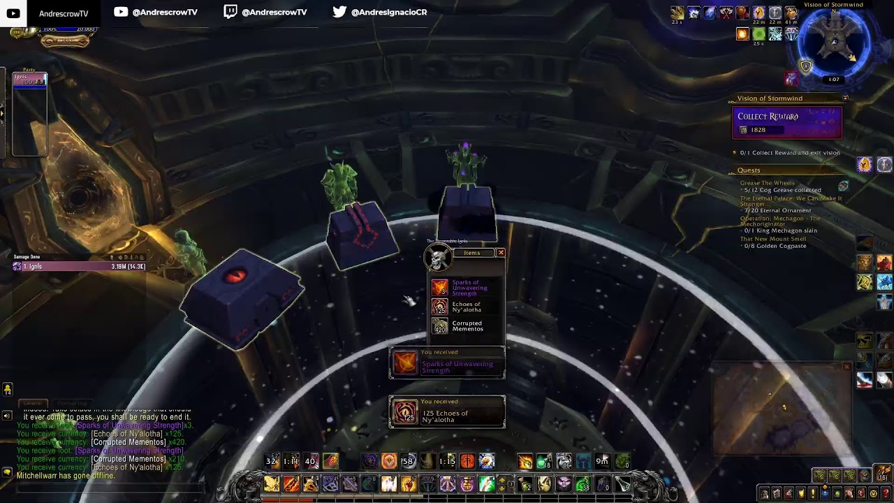 WoW Retail - N'Zoth Visions & Mail Muncher Farming - YouTube