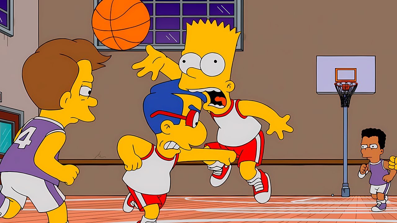 BART VIROU UMA ESTRELA DO BASQUETE | OS SIMPSONS - YouTube