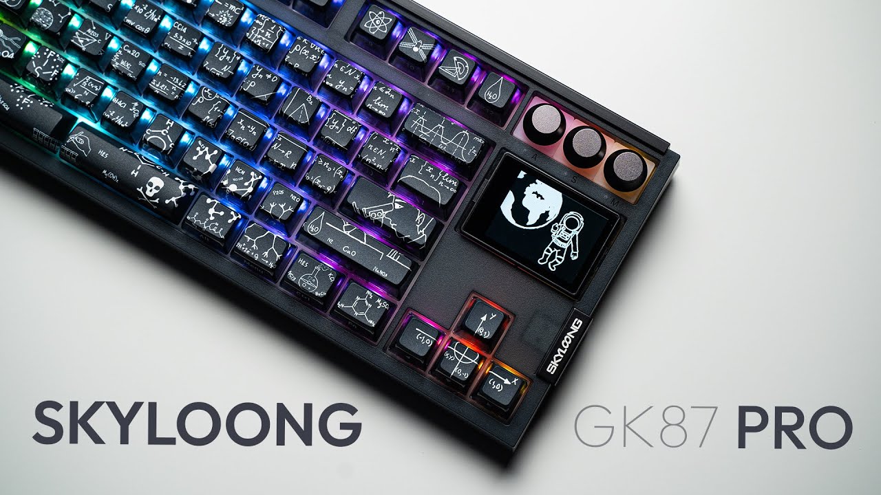 รีวิว SKYLOONG GK87 PRO | คีย์บอร์ดที่สามารถเปลี่ยนทั้งจอ และ Knob เป็น ...