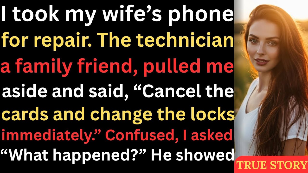 "I took my wife’s phone in for repair. The technician, a family friend ...