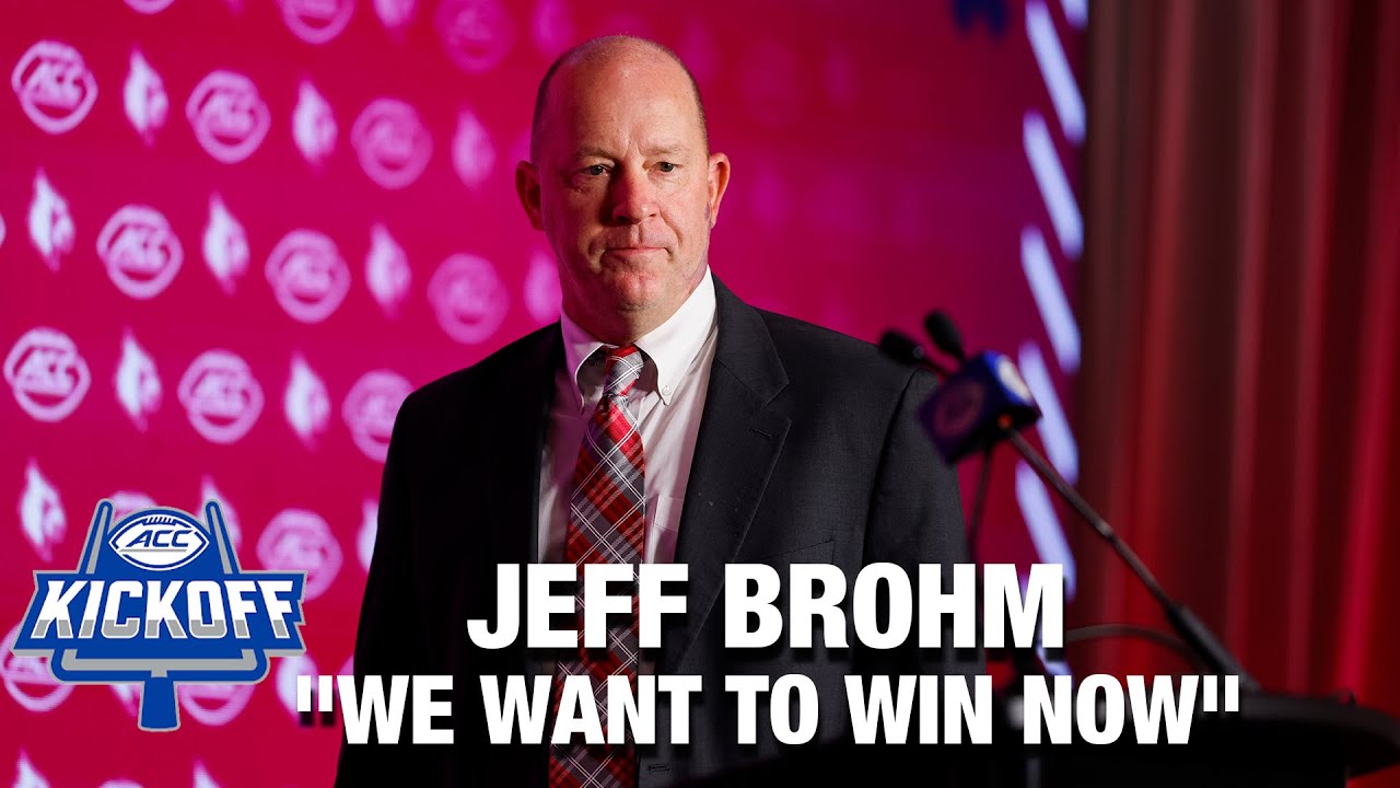 Louisville's Jeff Brohm, "We Want To Win Now" - YouTube