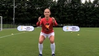 Alex Morgan Working Out