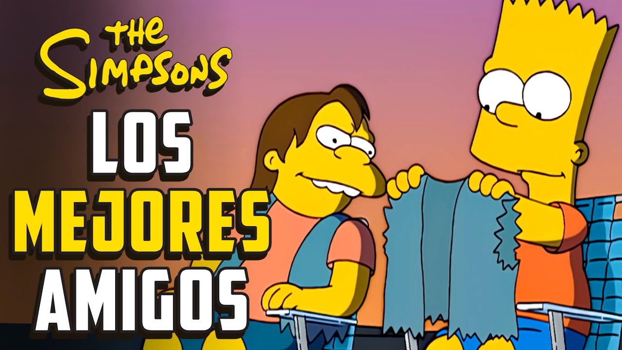 Los Simpson: La RELACIÓN de Bart y Nelson - YouTube