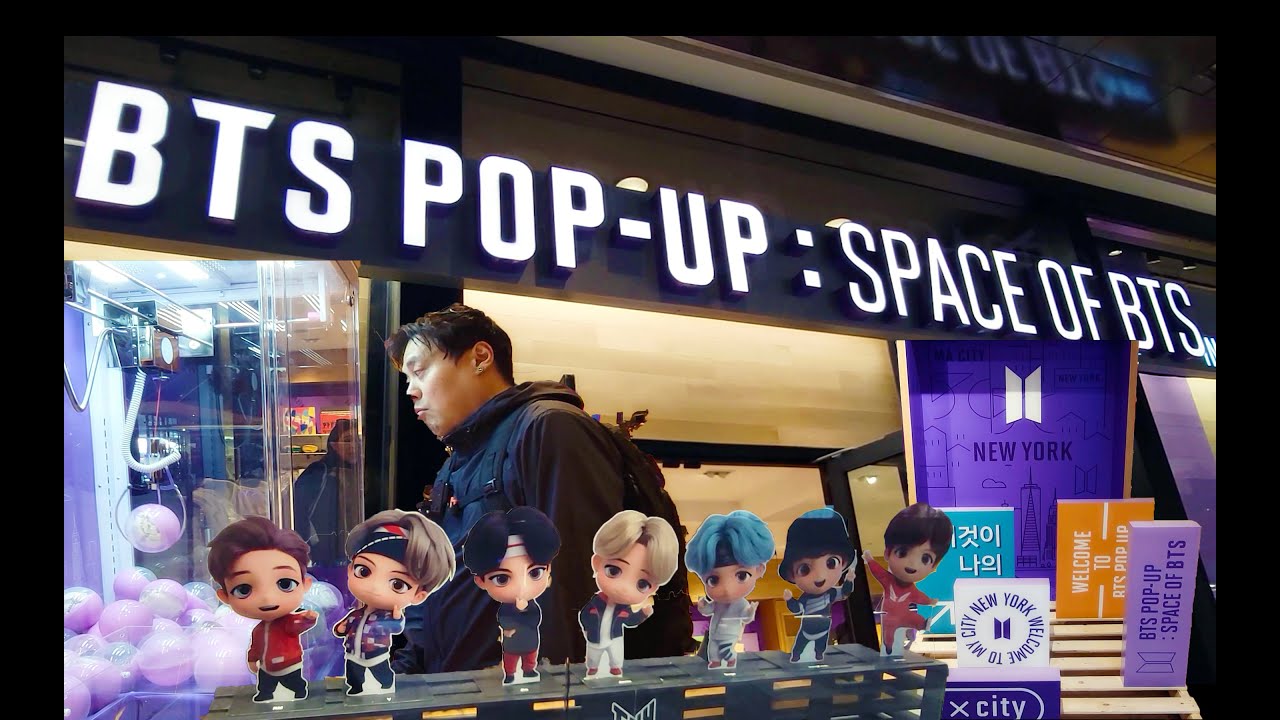 Exploring BTS pop-up Space of BTS at Hudson Yards NYC VLOG - YouTube