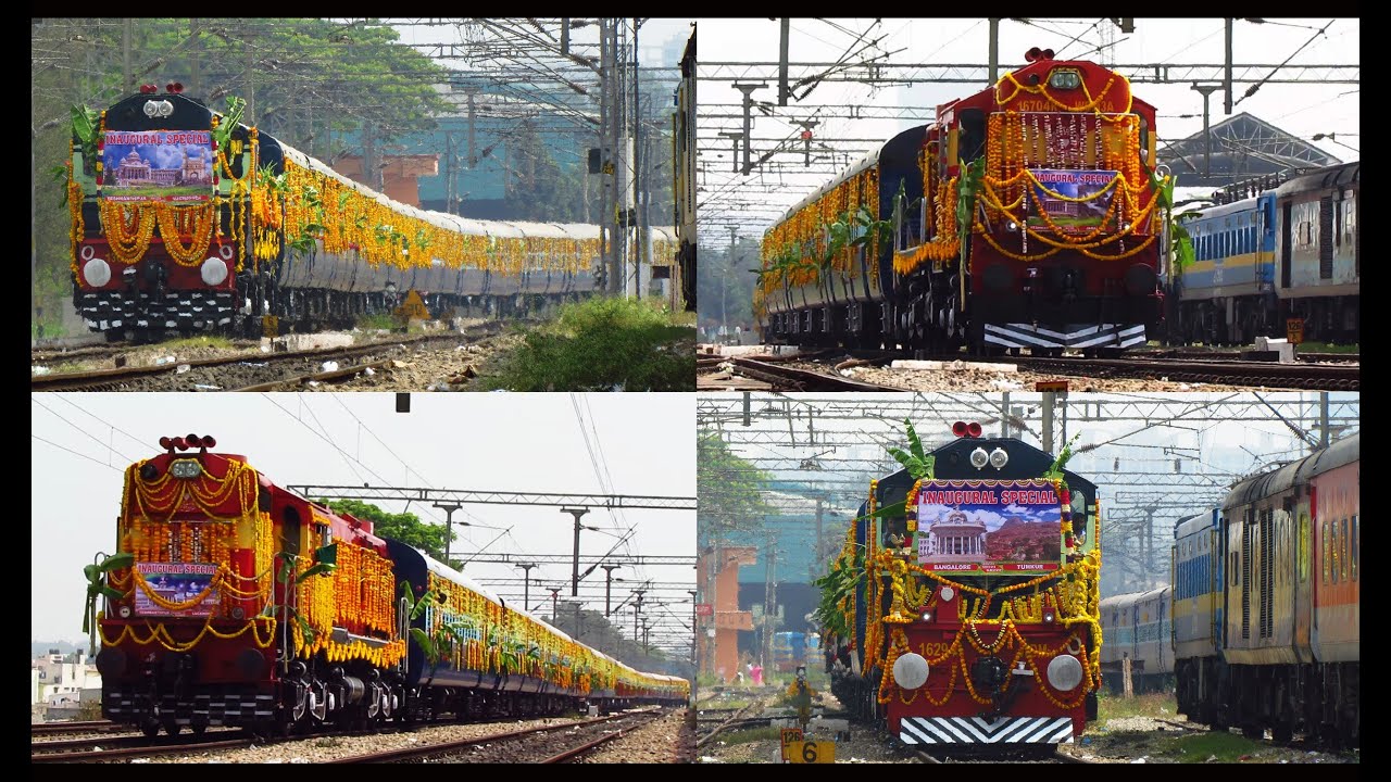 4 NEW TRAINS GRAND INAUGURATION | INDIAN RAILWAYS - YouTube