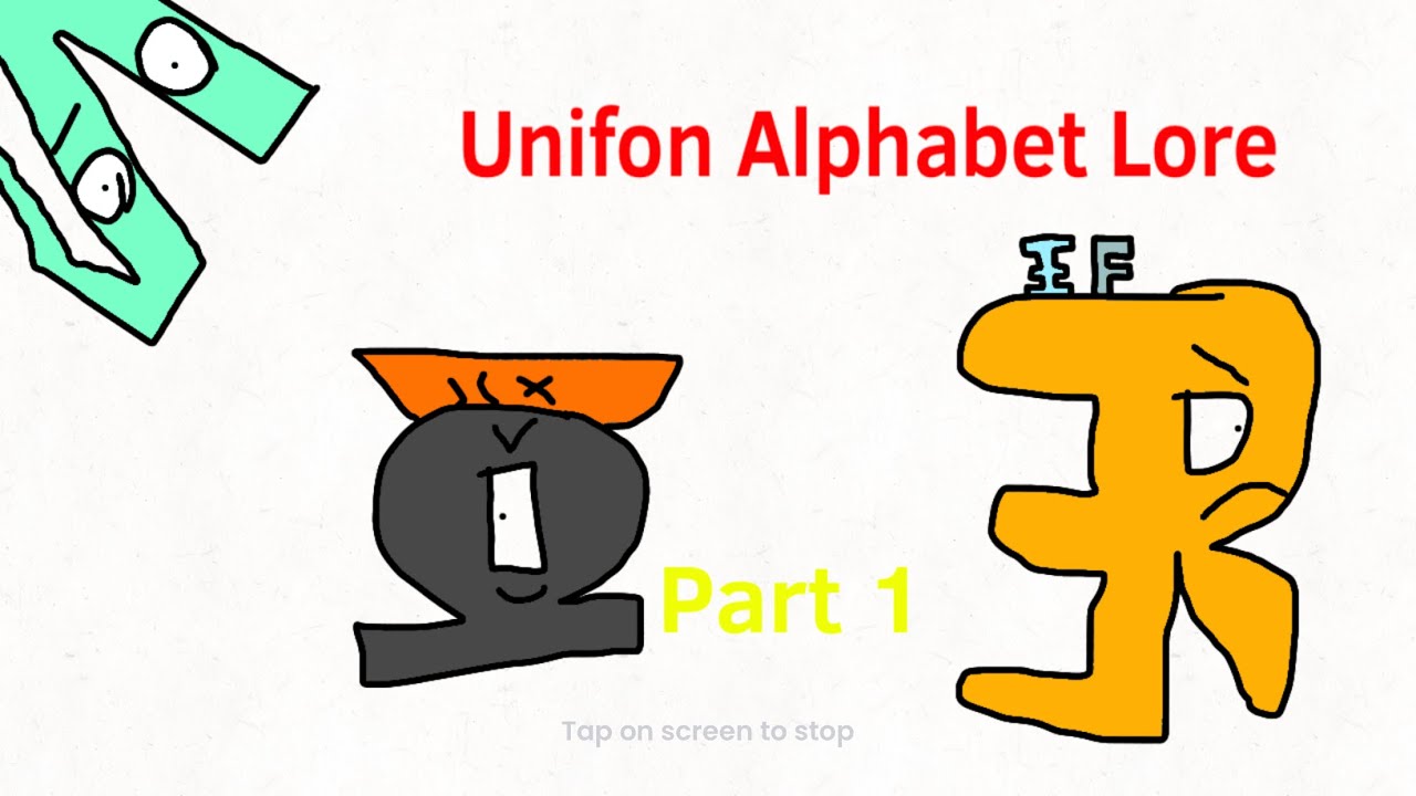unifon alphabet lore part 1 - YouTube