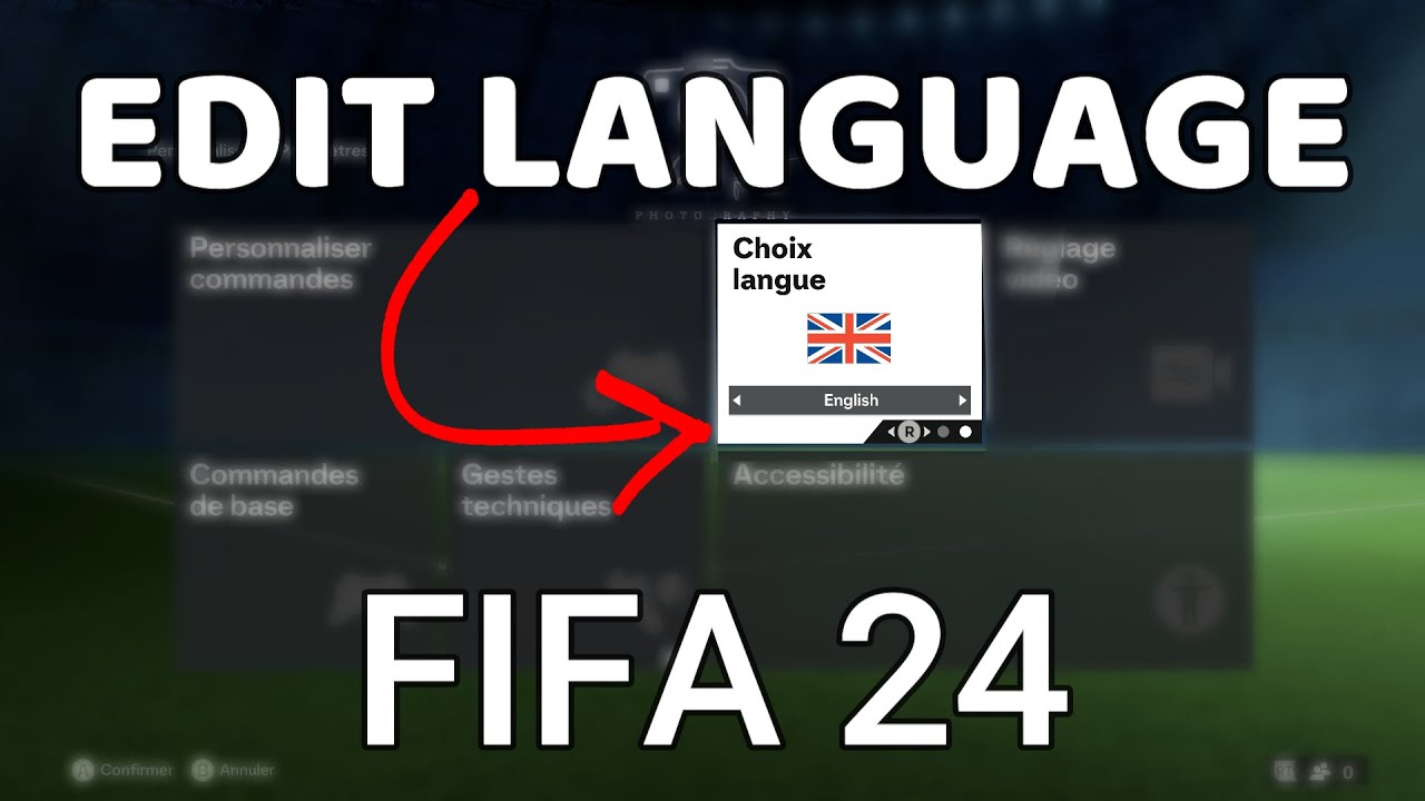 How to change language in FIFA 24 - YouTube