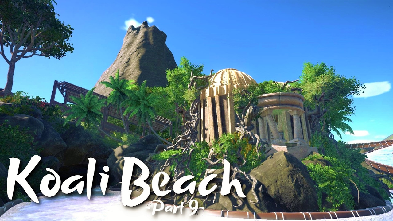 Building a Jungle River Rapids Dark Ride in Planet Coaster Koali Beach ...