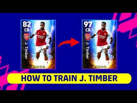 How To Train J. Timber In eFootball 2023 - YouTube