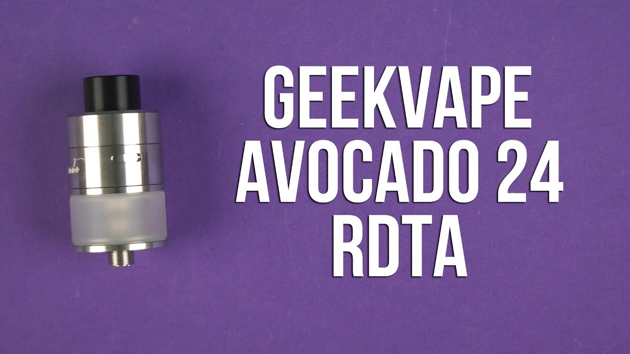 Распаковка GeekVape Avocado 24 RDTA Silver - YouTube