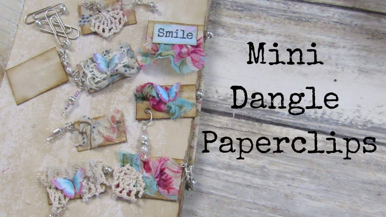 Mini Dangle Paperclips - YouTube