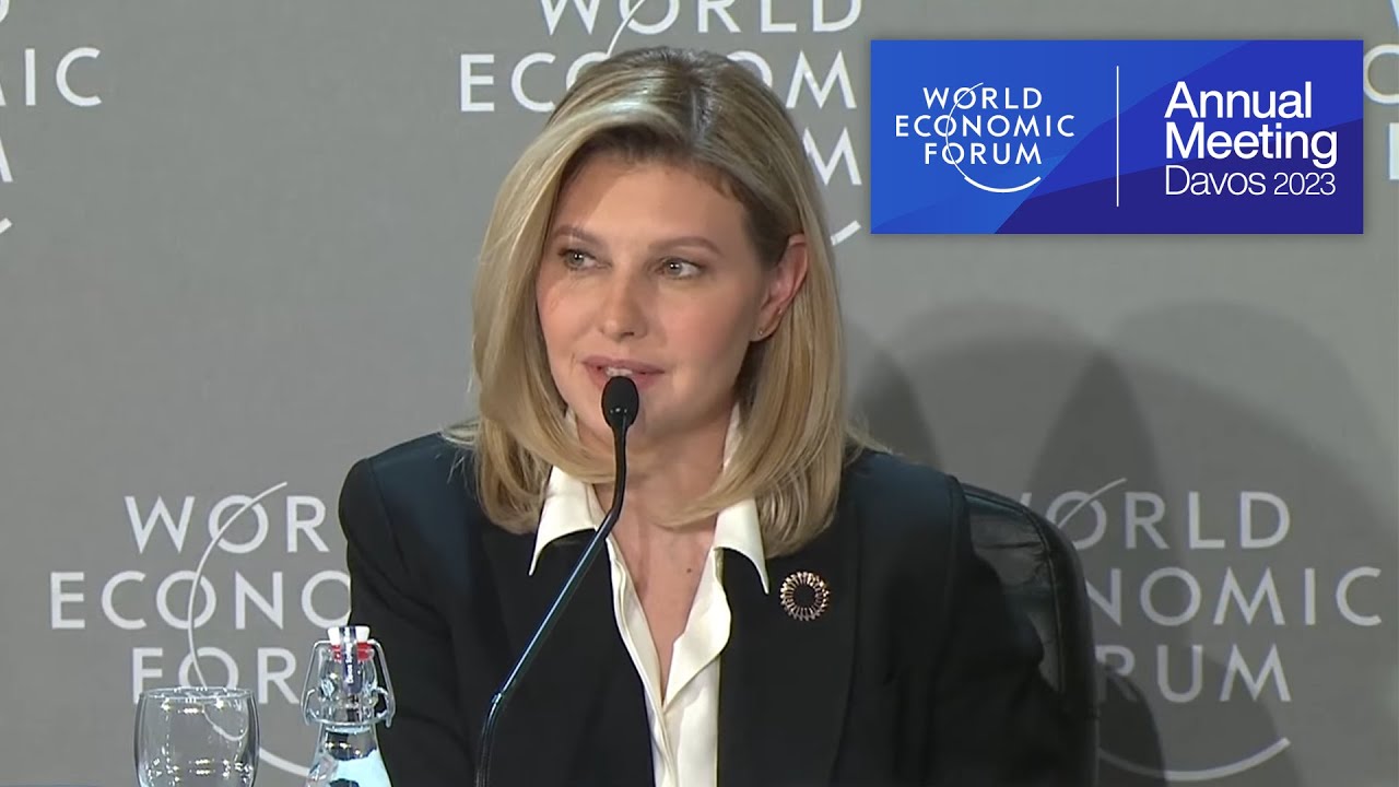 A Conversation with the First Lady of Ukraine | Davos 2023 | World ...