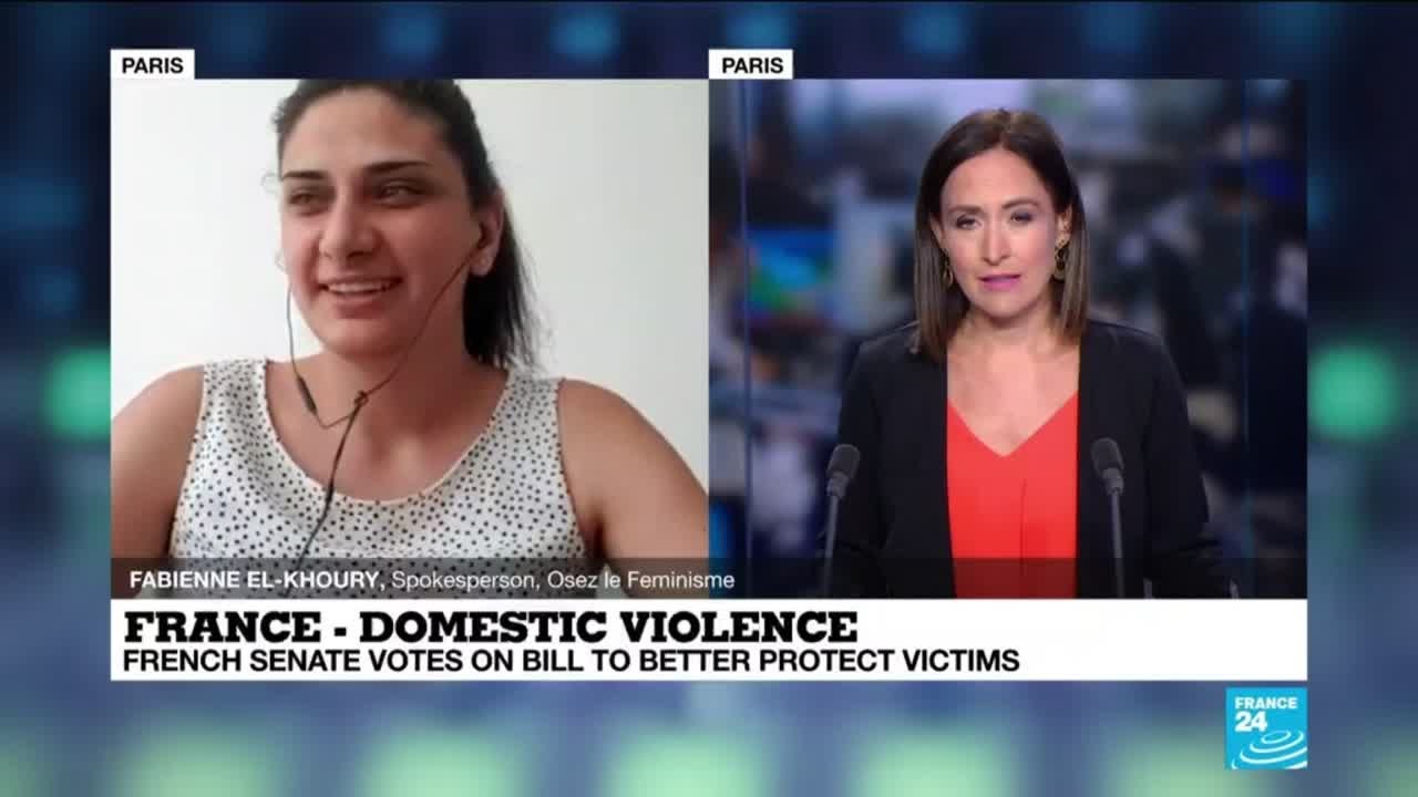 French senate votes on bill to better protect women - YouTube