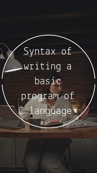 "Syntax" for writing basic program in C language👍🏆 | AI | #viral #trending - YouTube