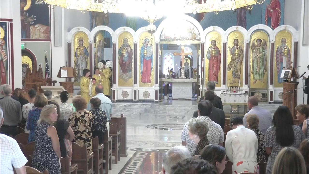 June 9,2024 0845 Orthros, 10am Divine Liturgy Sunday of the Blind Man - YouTube