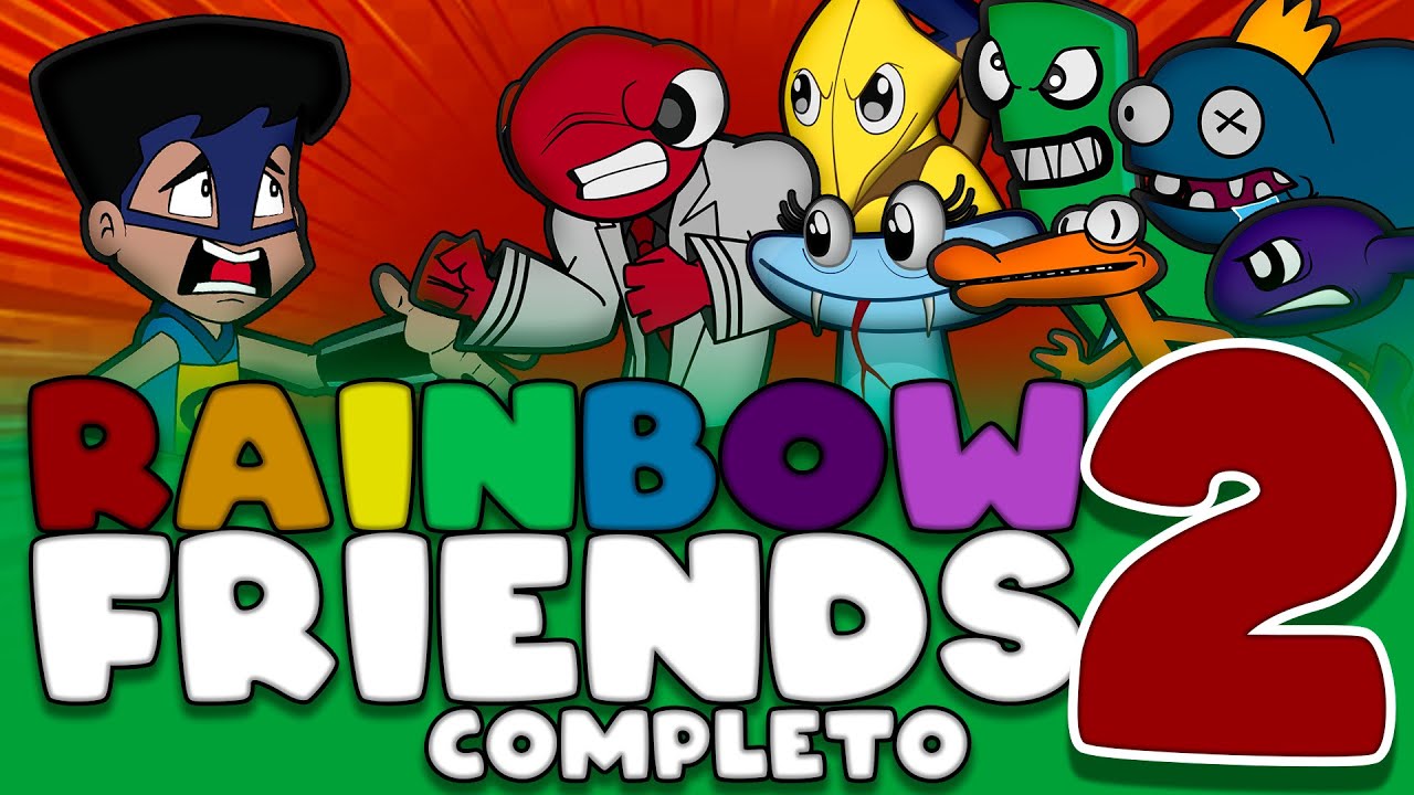 RAINBOW FRIENDS 2 COMPLETO COM CENAS EXTRAS | Capitão Prego, Ratão ...