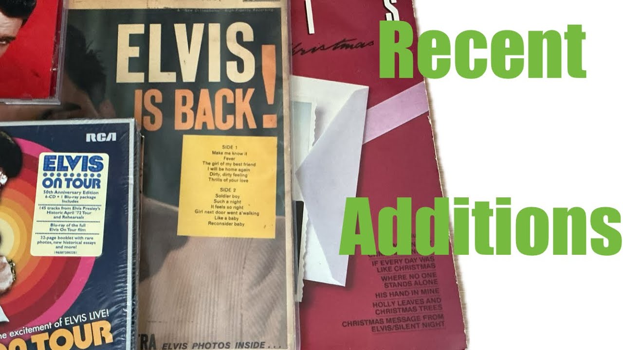 Elvis Presley - Recent Additions Vinyl Records CD FTD Box Sets Blu Ray ...