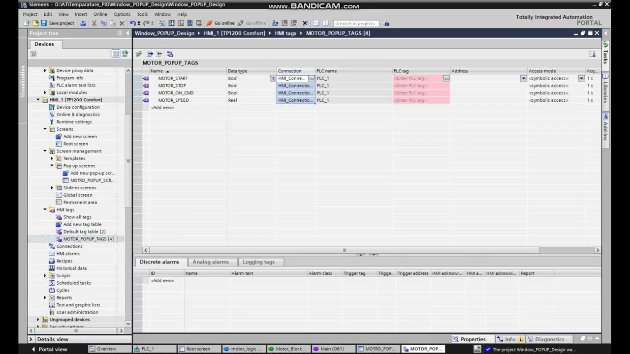 #Siemens TIA portal Configure Common Reusable Pop-up Screen in TIA Portal TP-1200 HMI. - YouTube