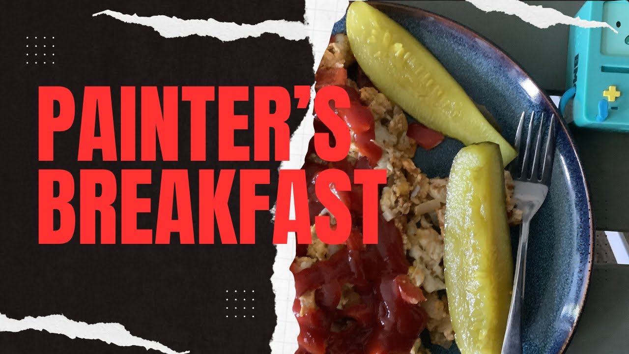 Veggie scrabble 🫀 Painter’s Breakfast - YouTube