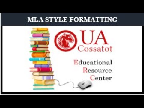 MLA Style 9th ed. Formatting - YouTube