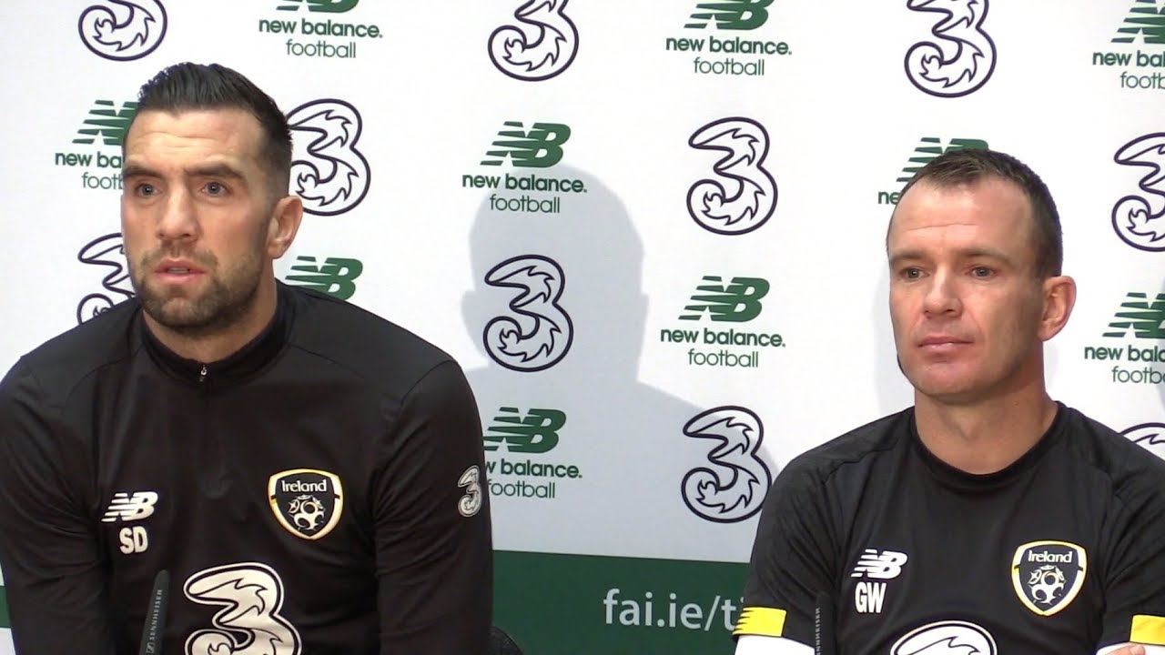 Shane Duffy & Glenn Whelan FULL Pre-Match Press Conference - Ireland v ...