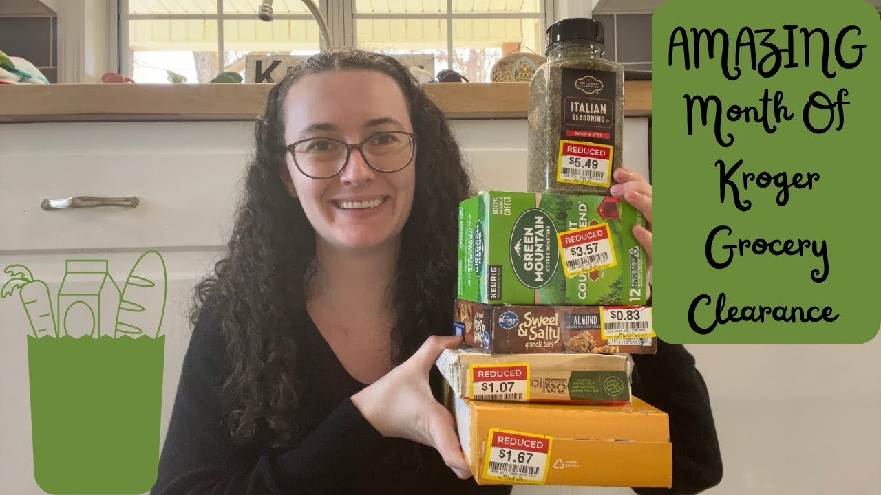 Kroger Monthly Grocery Clearance Haul | Incredible Deals on Food & Home ...