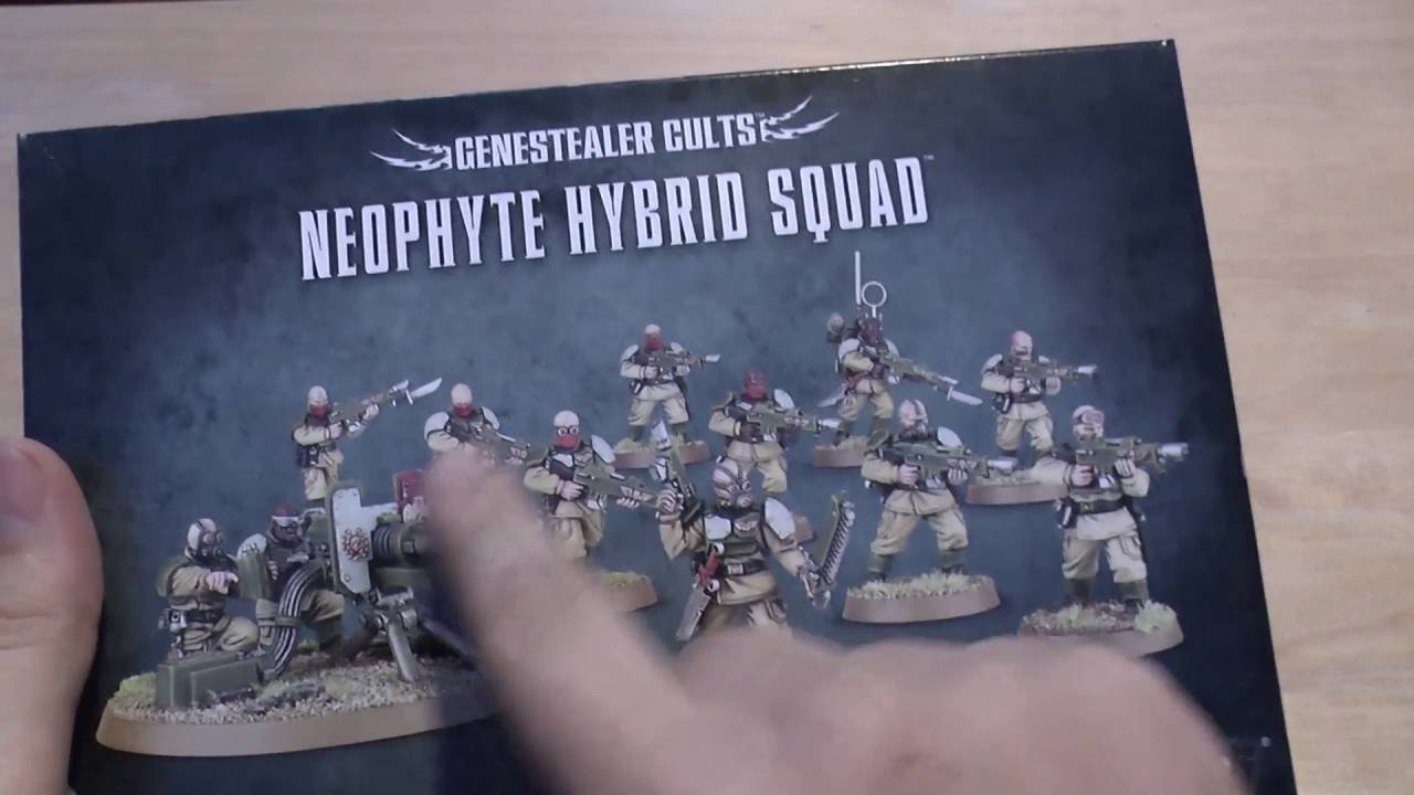 Genestealer Cults - Neophyte Hybrid Squad - Review (WH40K) - YouTube