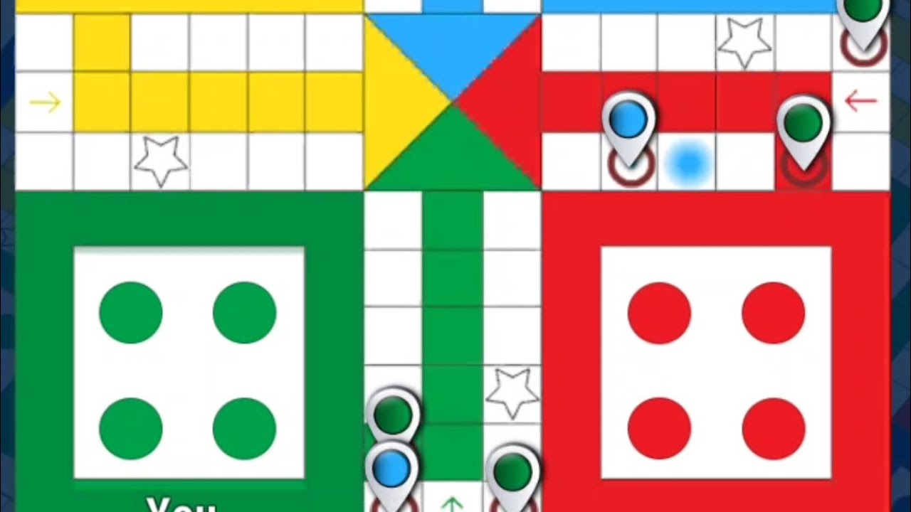 Ludo king in 2 player | Ludo game 2 player | Ludo gameplay full match ...