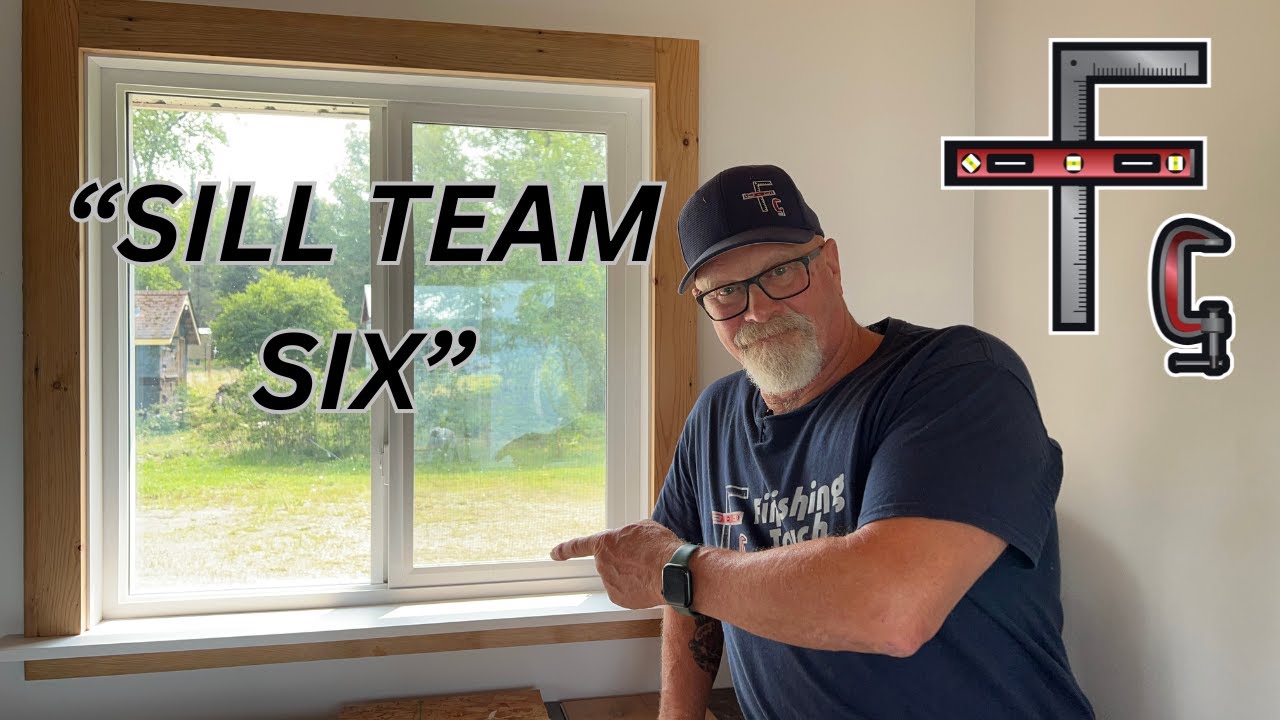 Simple Window Sill: DIY trim and window sill that looks stunning! - YouTube