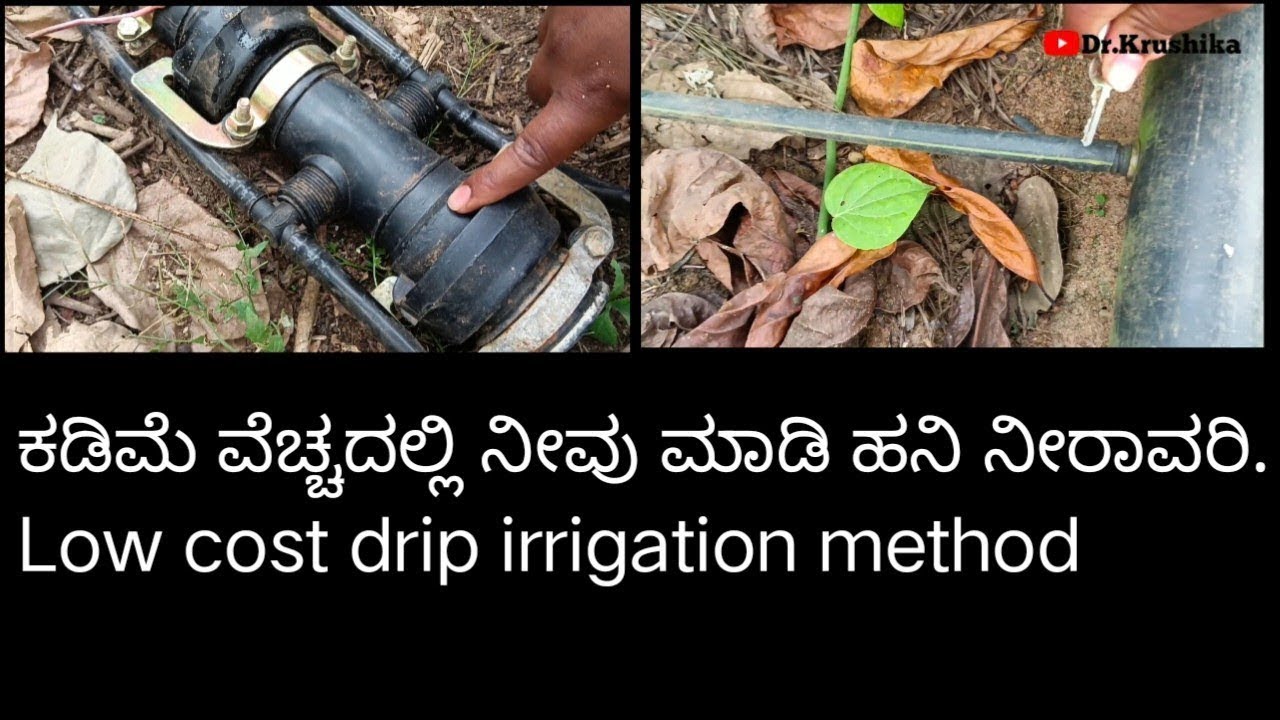SIMPLE DRIP IRRIGATION METHOD,LOW COST METHOD, LOW BUDGET METHOD - YouTube