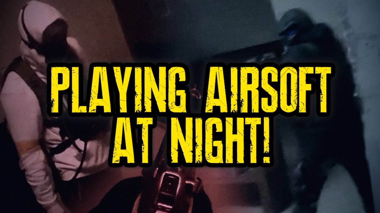 Playing Airsoft at NIGHT! | CQB | GTArena | GoPro8 | Tracer - YouTube