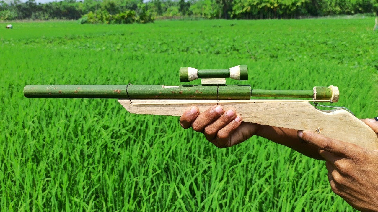 How to make a bamboo toy using bamboo - YouTube