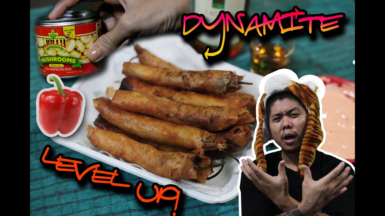 Cheezy Dynamite with mushroom and bell pepper - YouTube