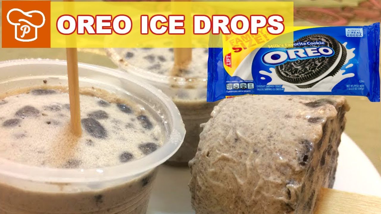 How to Make Homemade Oreo Ice Drops | Pinoy Easy Recipes - YouTube