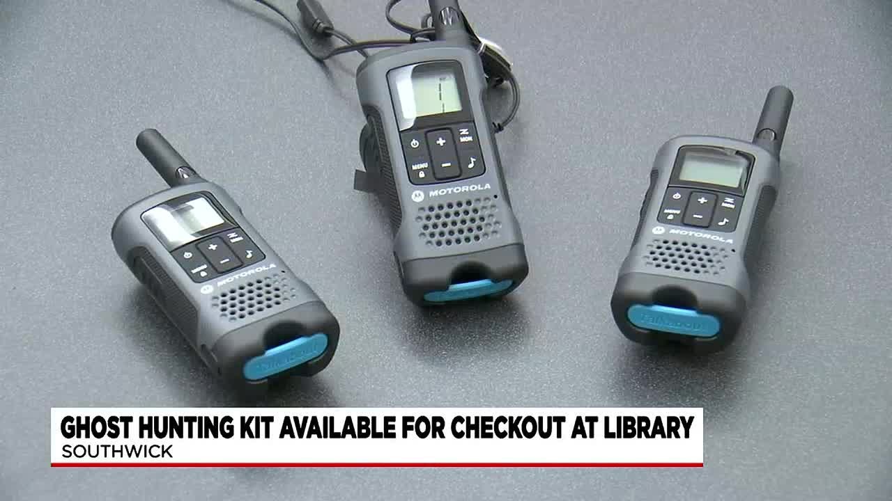 Ghost hunting kit now available at Southwick Public Library - YouTube