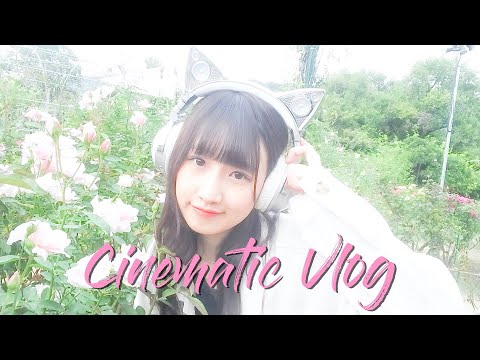 ［FUJIFILM X-T4］〔Cinematic Vlog #08 〕cat ears girl walks in the rose garden.SONY ZV-1