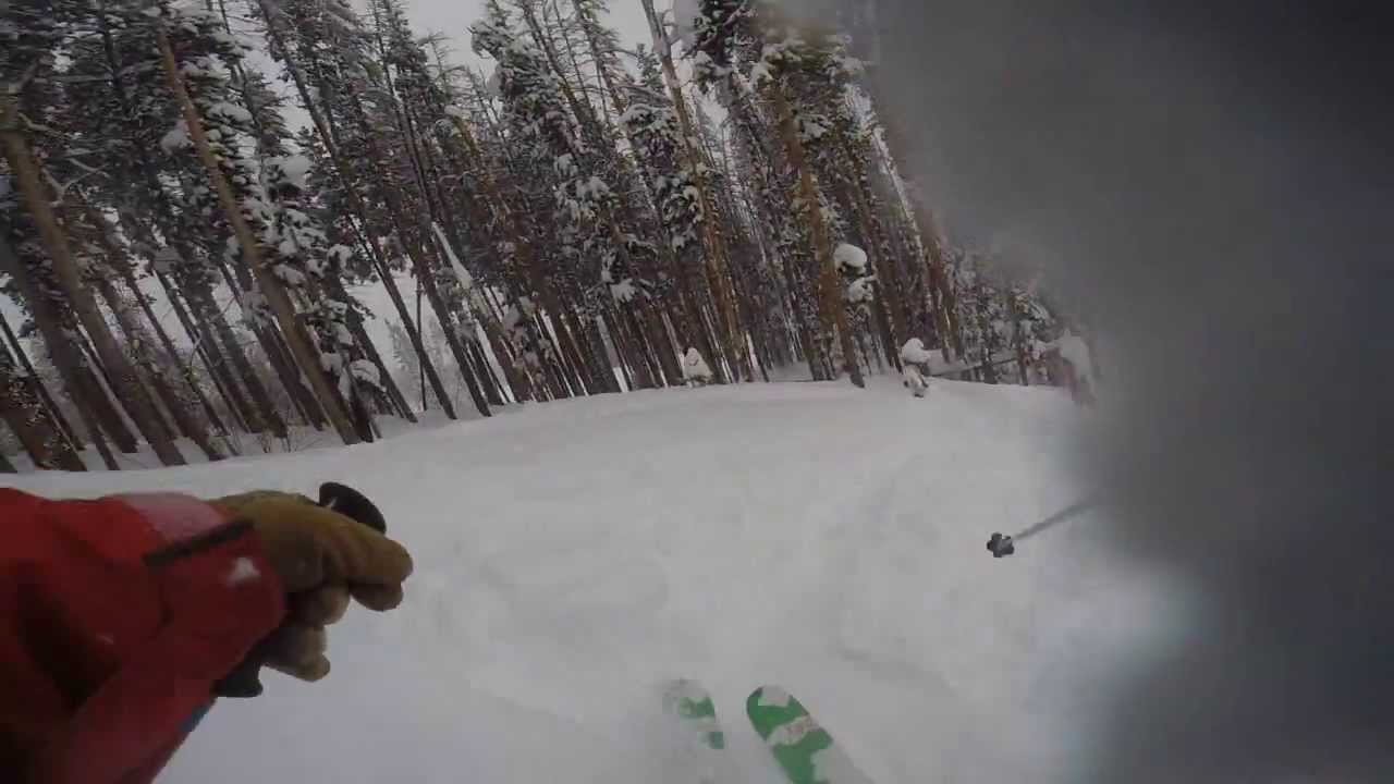 Vail Powder Day: Spinning Northwoods (1-31-2014) - YouTube